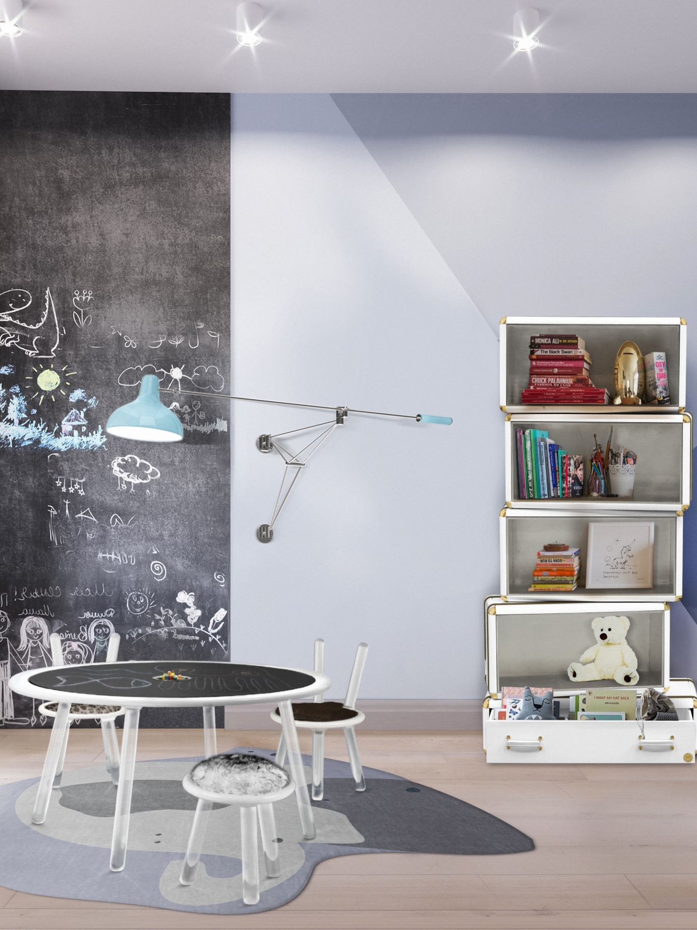CLASSIC PLAYROOM WITH MR. ICE KIDS RUG - ROOM BY ROOM - RUG'SOCIETY ...