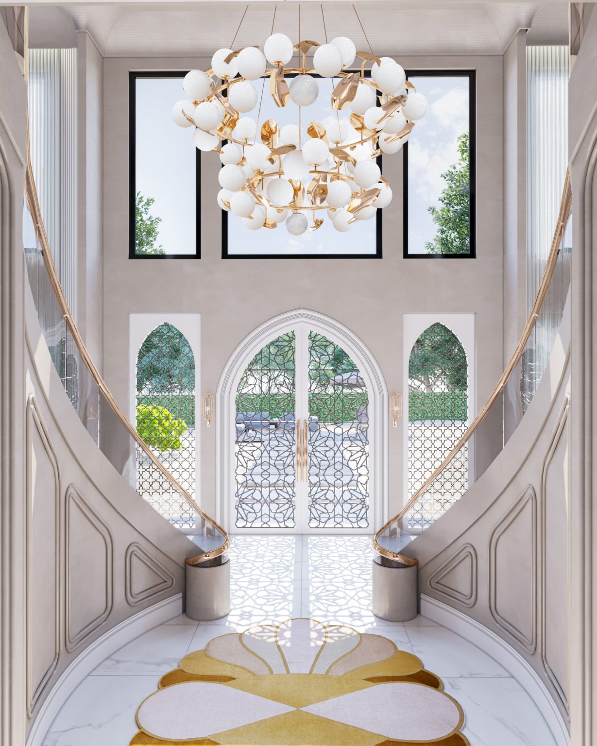 Create a Breathtaking Entryway Design With Modern Rugs