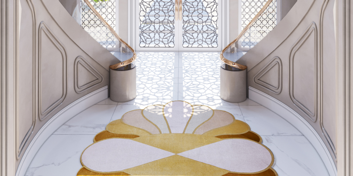 Create a Breathtaking Entryway Design With Modern Rugs