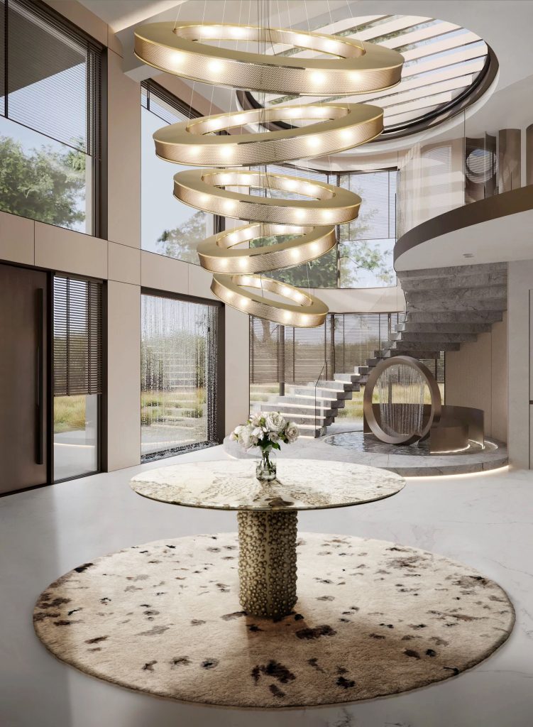 Luxurious Contemporary Design Ideas With Stylish Rugs