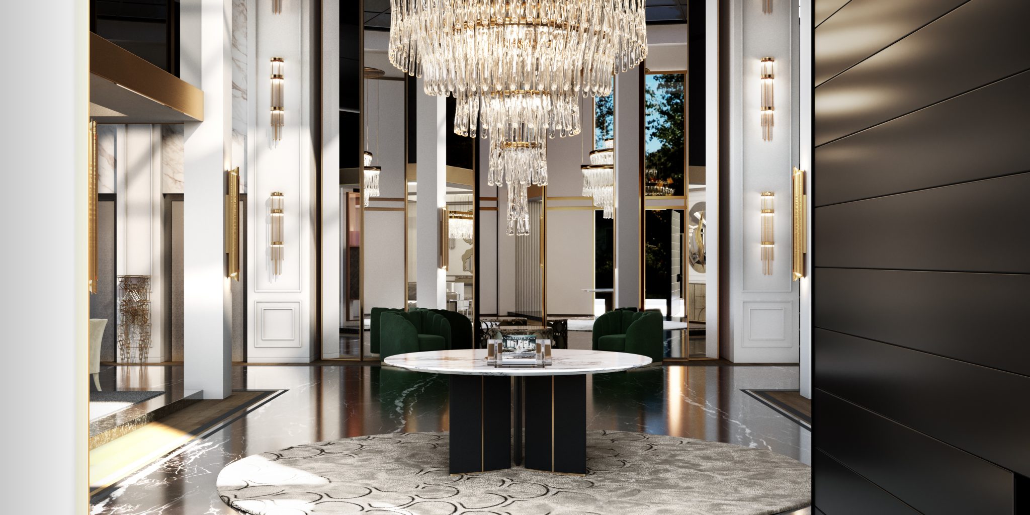 50 Luxury Entryways To Create a Striking Interior Decor
