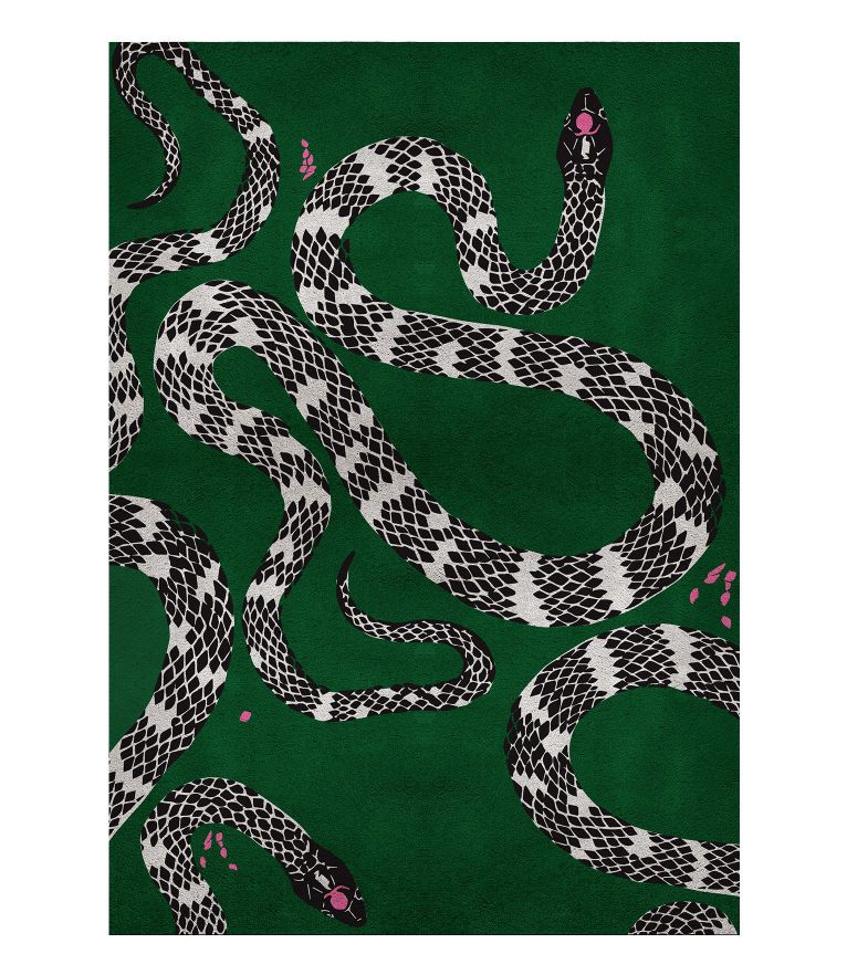 SNAKE RUG - Botanical Collection | Rug'Society