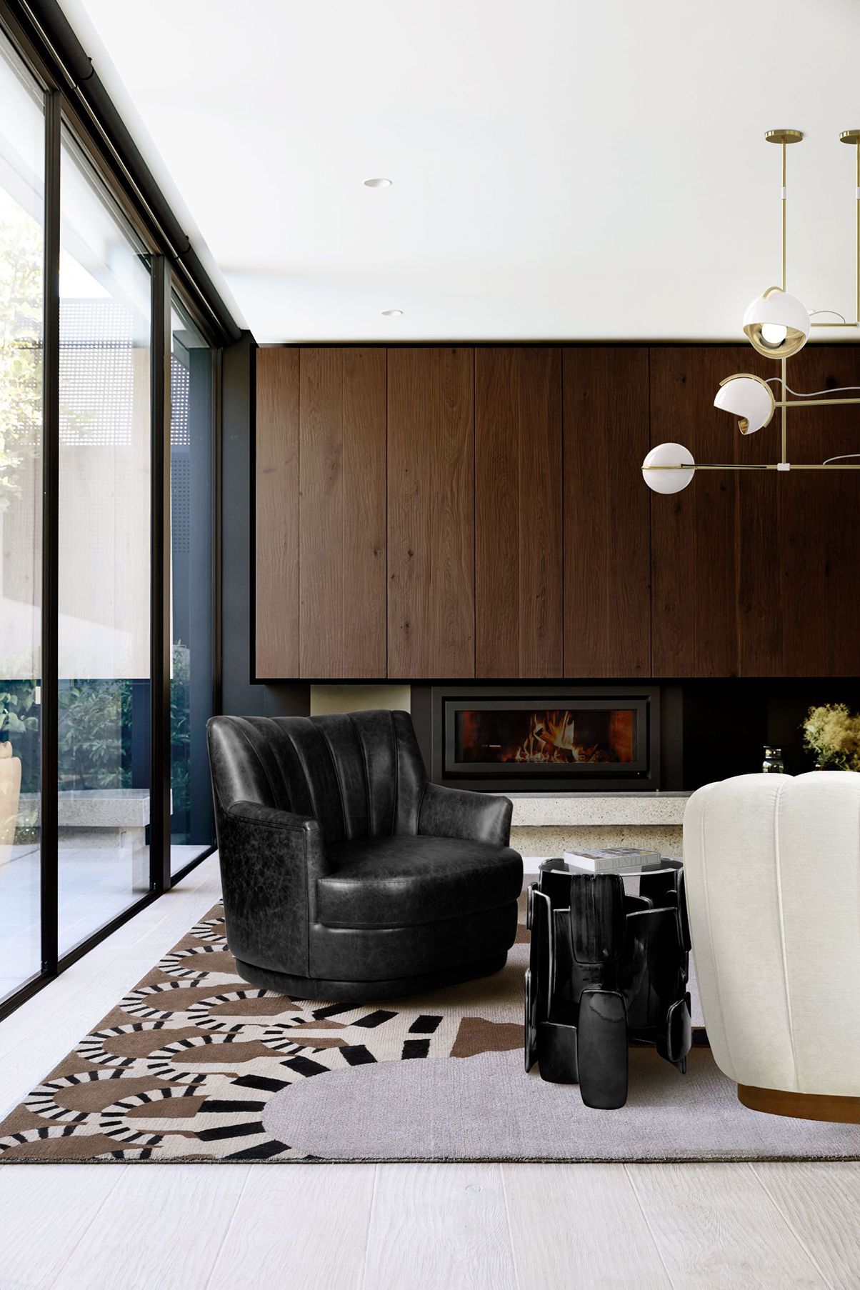 APOLLO Modern Rug With Hand-Tufted Silk and Wool by Rug'Society