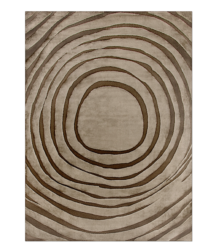 EYE Contemporary Rug With Natural Wool and Silk by Rug'Society