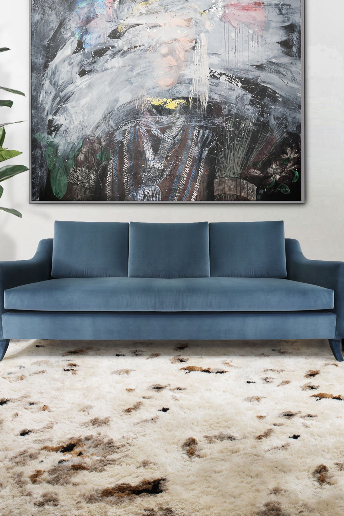 OSLO Round Rug Made With New Zealand Wool and Silk by Rug'Society