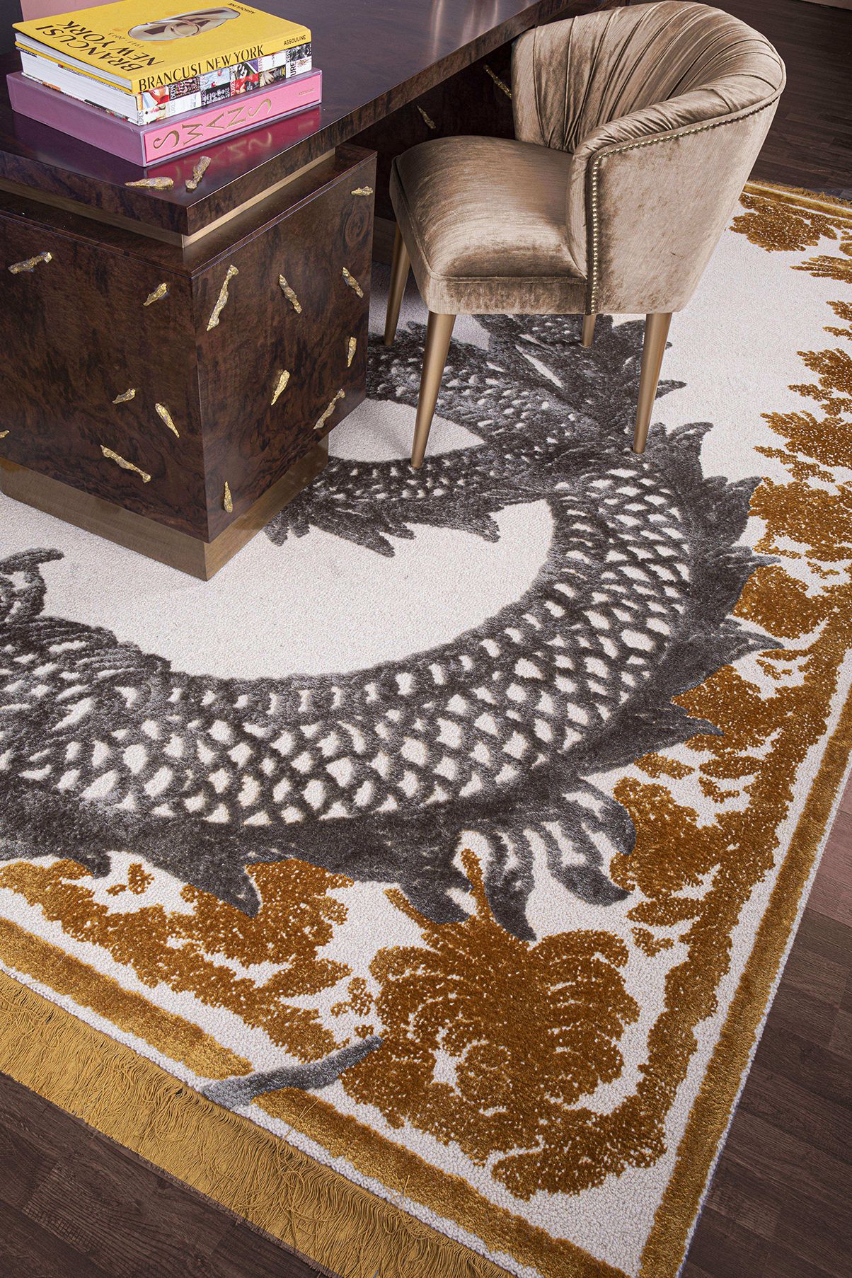 REDLEH Modern Luxury Rug With Hand-Tufted Wool by Rug'Society